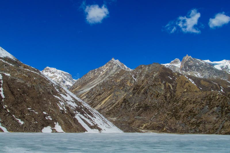 Glacier Ice in Himalaya Mountains Stock Image - Image of himalaya ...
