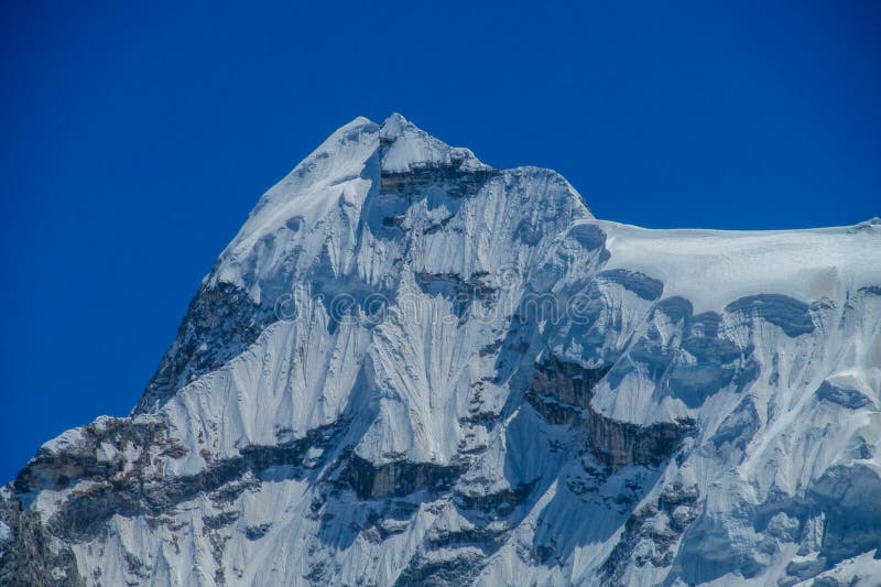 Glacier Ice in Himalaya Mountains Stock Image - Image of landscape ...
