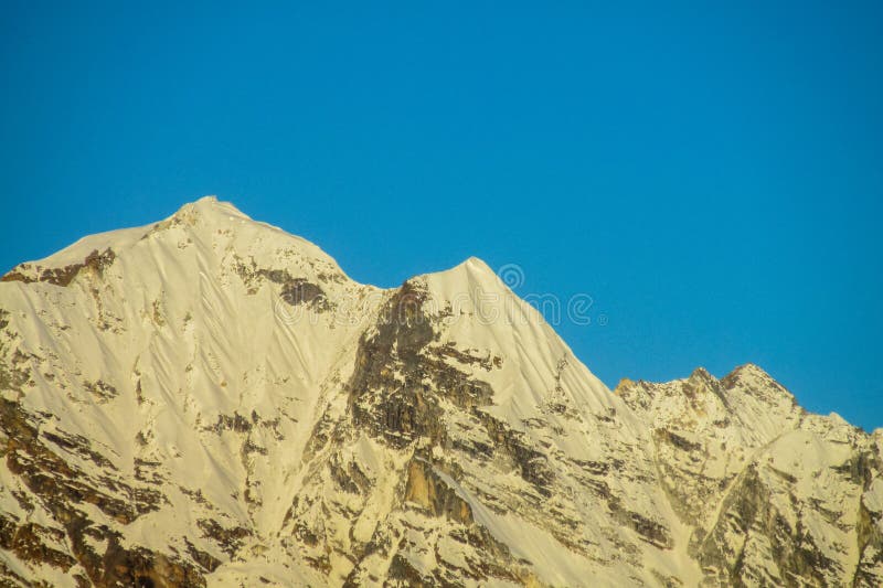 Glacier Ice in Himalaya Mountains Stock Photo - Image of base ...