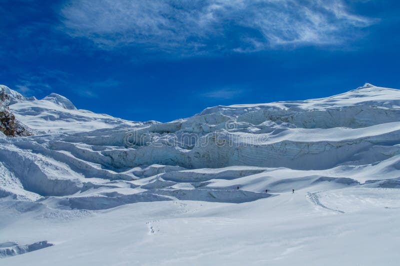 Glacier Ice in Himalaya Mountains Stock Image - Image of beautiful ...