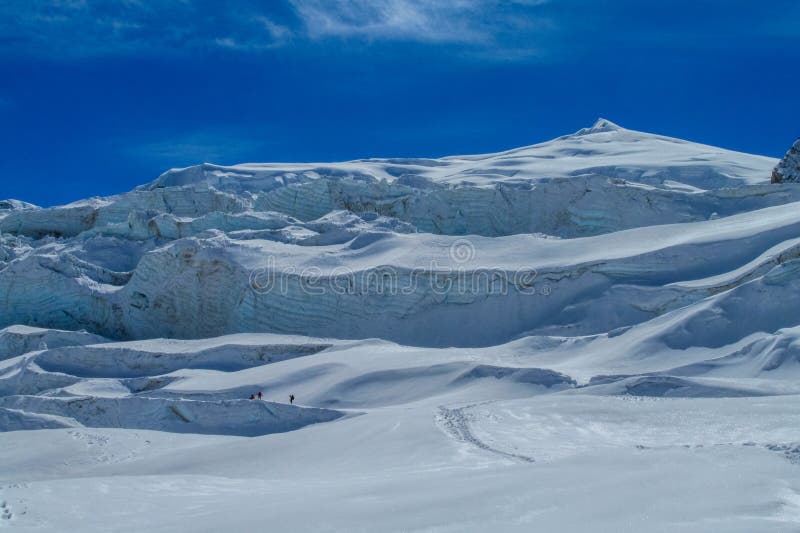 Glacier Ice in Himalaya Mountains Stock Photo - Image of journey ...