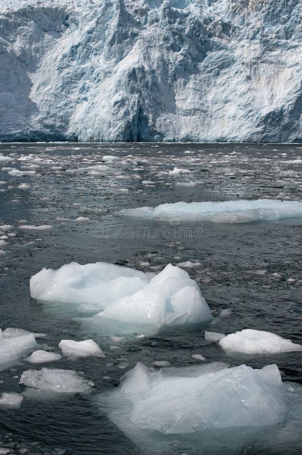Glacier ice in ocean stock photo. Image of outside, float - 11613560