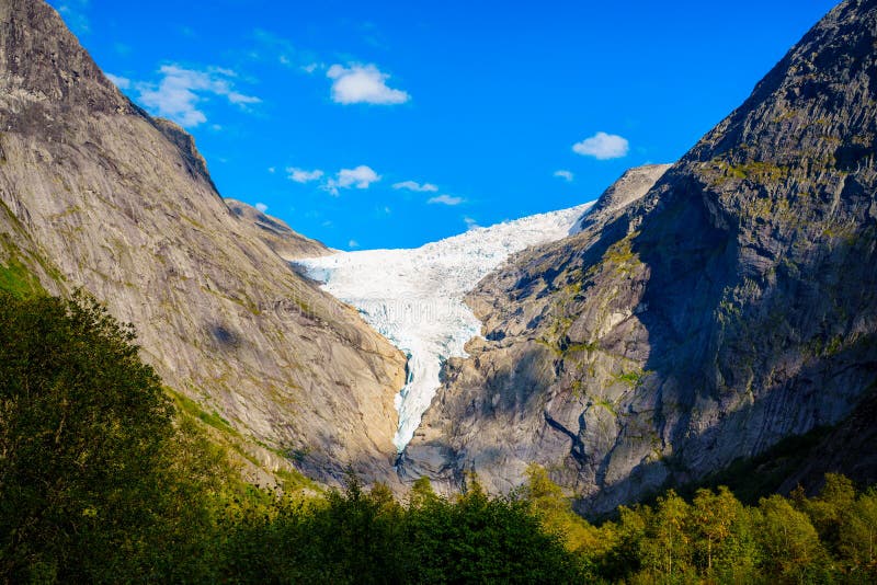 Glacier at Jostedalsbreen National Park Norway Stock Image - Image of ...