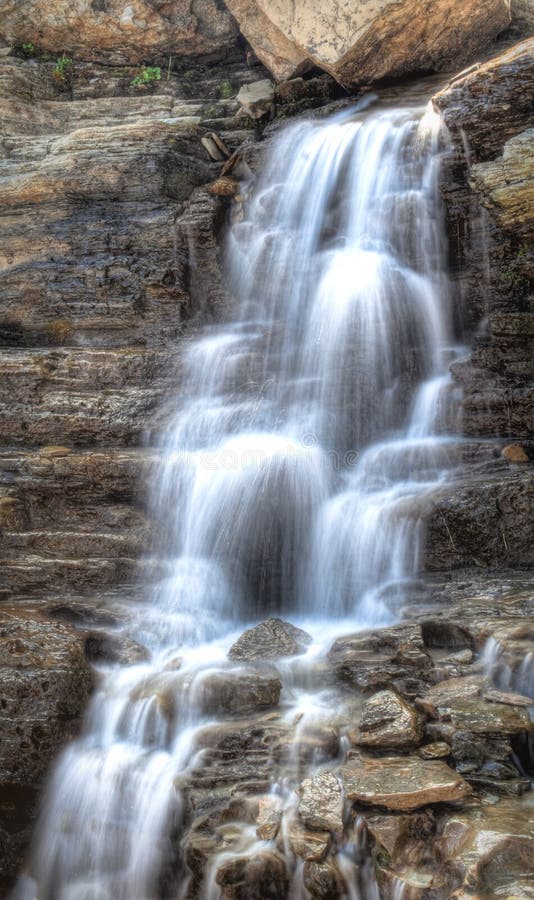 Acadia National Park Waterfall Stock Image - Image of environment ...