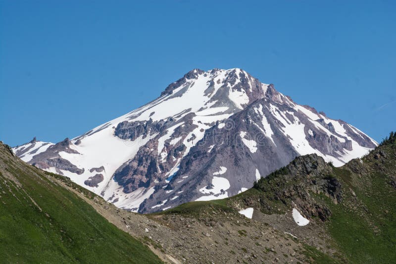 Glacier Peak from Southern Ridge, Glacier Peak Wilderness Stock Image ...