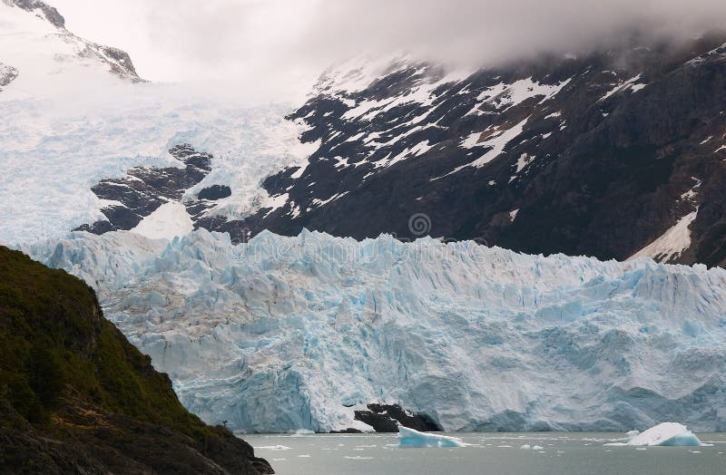 Glacier Upsala image stock. Image du glacier, course - 31432565