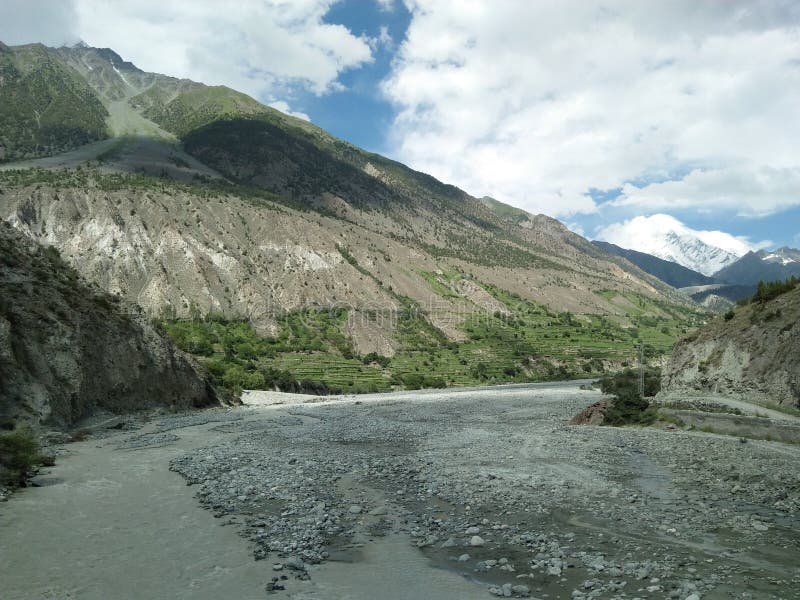 Glacier stock photo. Image of hoper, valley, nagar, view - 155535440