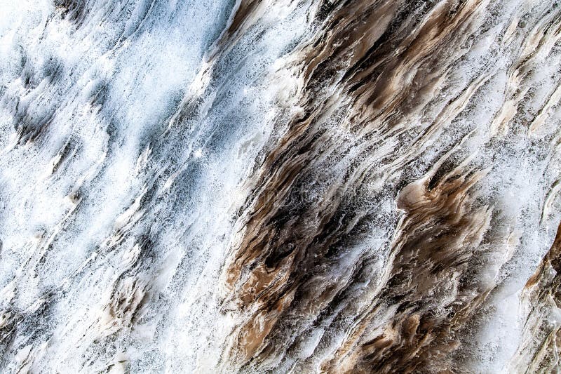Glacier Wall with Ice Patterns Stock Image - Image of amazing, abstract ...