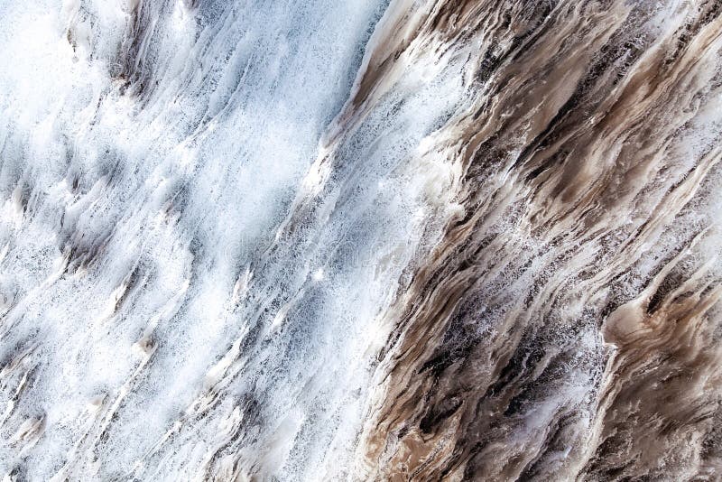 Glacier Wall with Ice Patterns Stock Photo - Image of amazing, blue ...