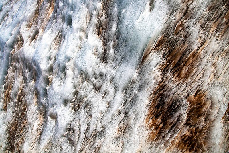 Glacier Wall with Ice Patterns Stock Photo - Image of amazing, blue ...