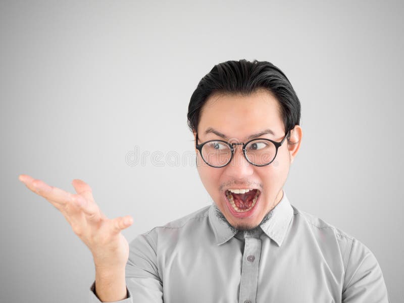 Glad Asian businessman. stock photo. Image of business - 71109230