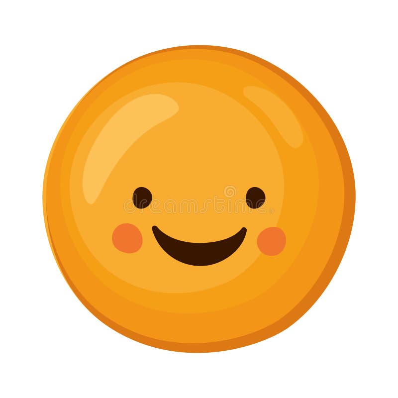 Glad face icon stock vector. Illustration of emoji, smiling - 226897860