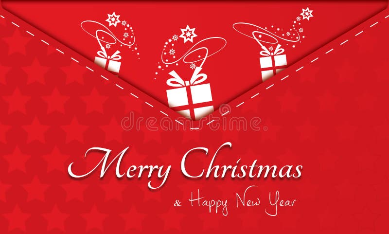 Glad Jul, Inbjudan, Vykort, Bakgrund, Vinter, Garnering Vektor ...