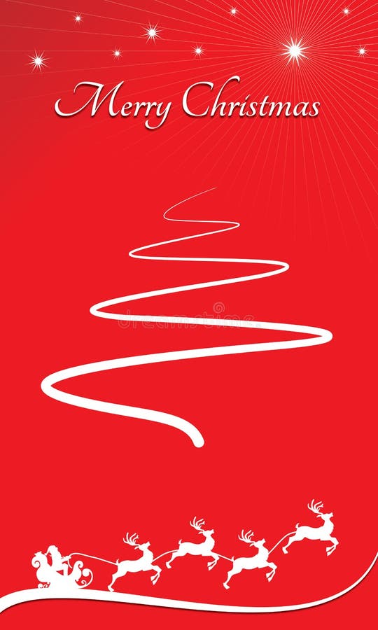 Glad Jul, Inbjudan, Vykort, Vinter Stock Illustrationer - Illustration ...