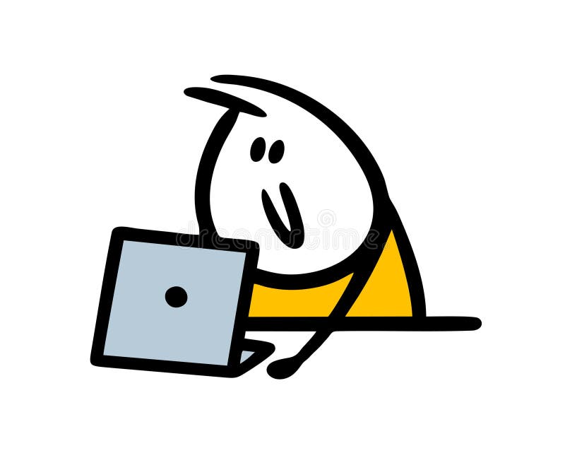 Stick Figure Reading Happy Stock Illustrations – 164 Stick Figure ...