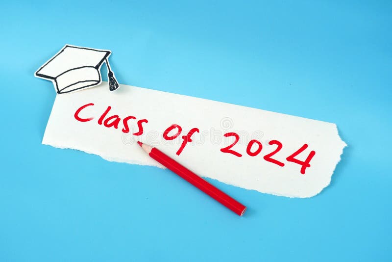 Congratulations Class of 2025 with Graduation Cap on a Burlap. Stock ...