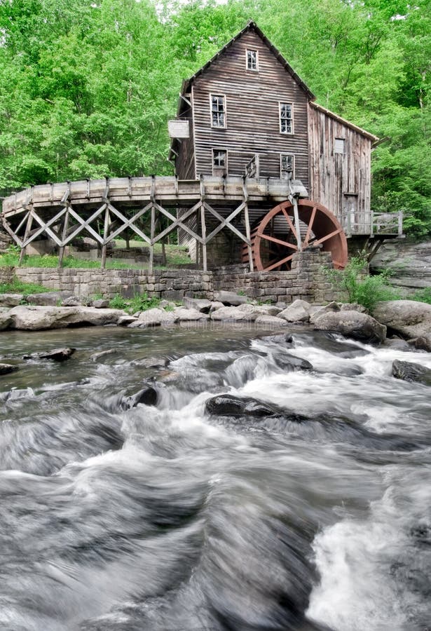 Glade Creek Grist Mill stock photo. Image of history - 14659538