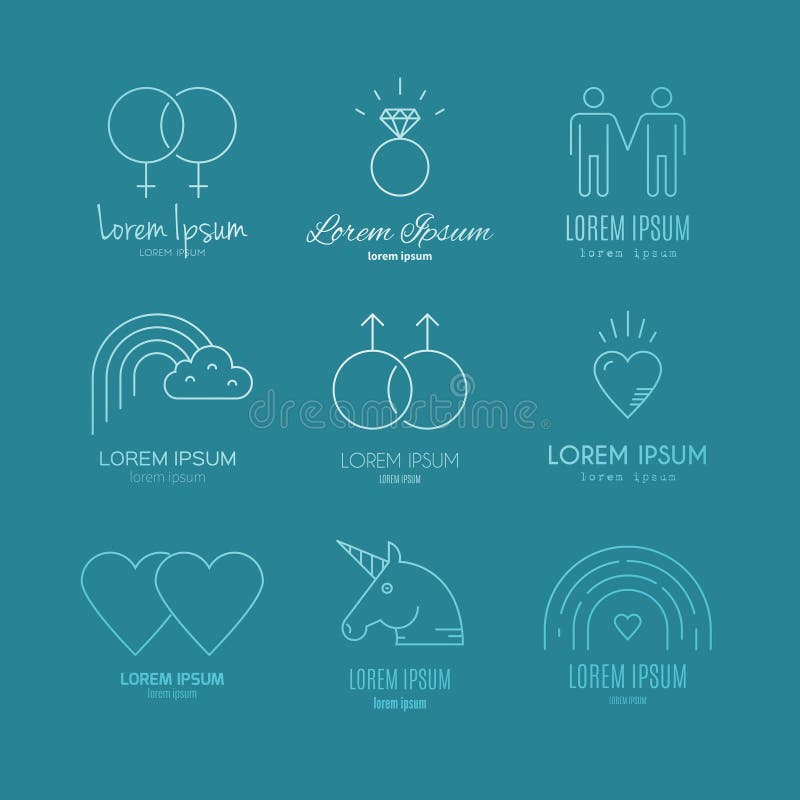 Glade symboler vektor illustrationer. Illustration av anläggning - 58532007