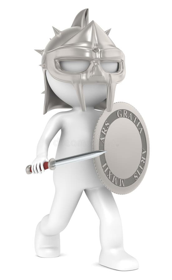 Gladiator stock illustration. Illustration of ancient - 21951334
