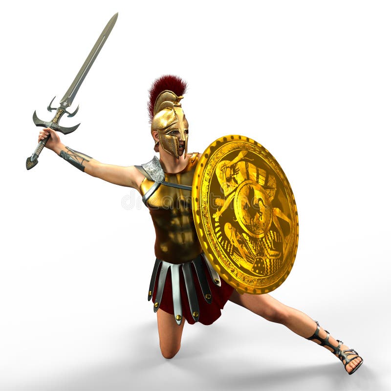 Gladiator stock illustration. Illustration of gladiator - 66748179