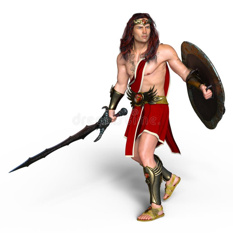 Gladiator stock illustration. Illustration of wire, history - 92565953