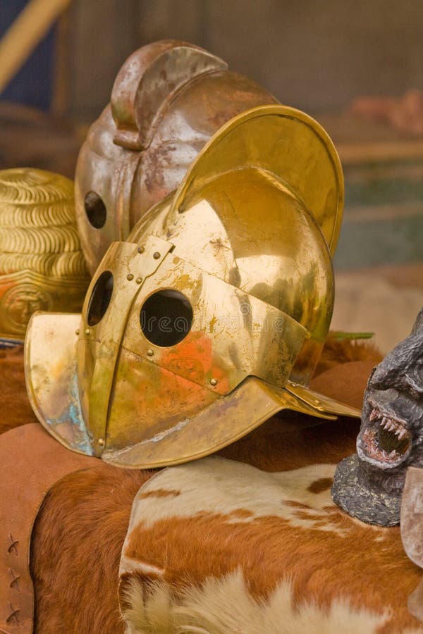 Gladiator helmet stock image. Image of soldiers, roman - 10337133