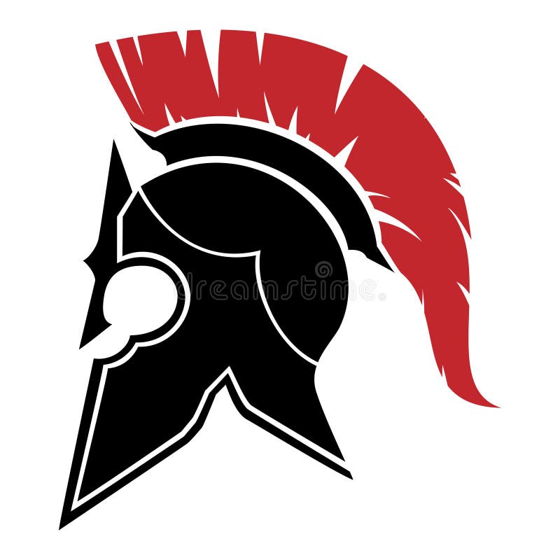 Gladiator Helmet stock vector. Illustration of army, gladiator - 49608552