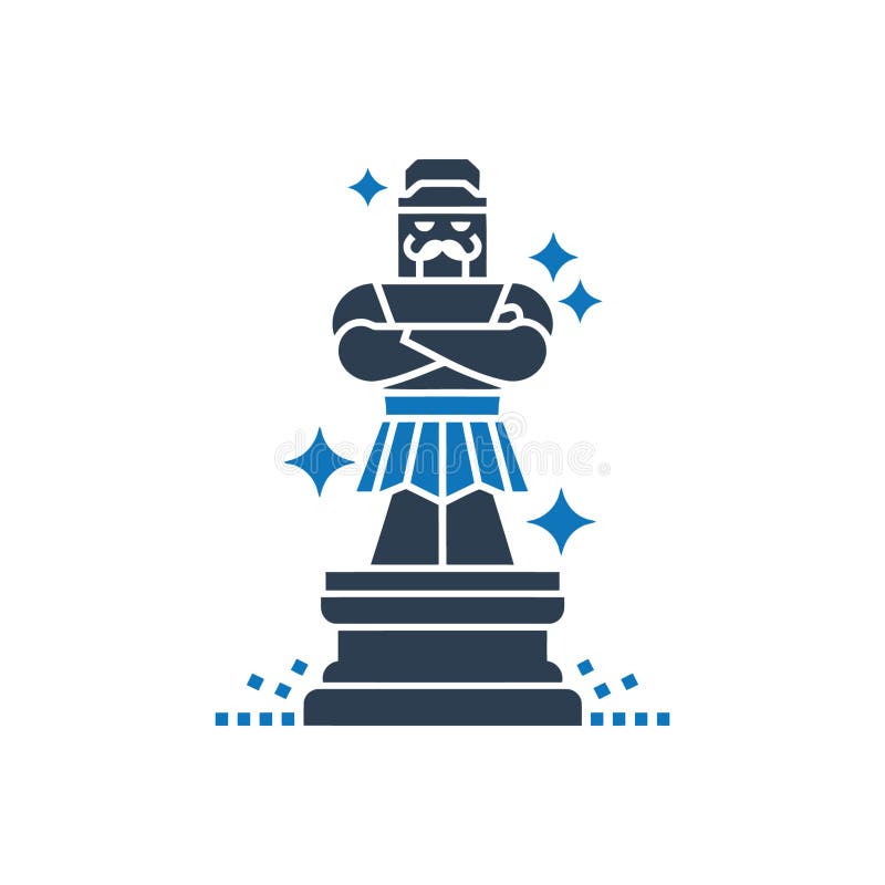 Gladiator Icon stock illustration. Illustration of icon - 373775071
