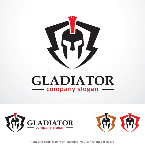 Gladiator Logo Template Design Vector, Emblem, Design Concept, Creative ...