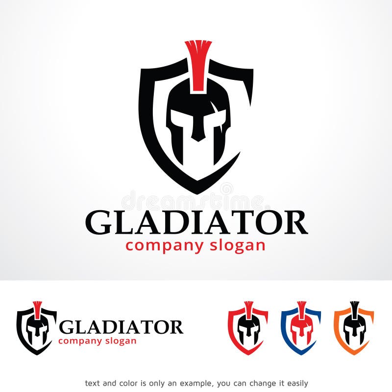 Gladiator Logo Template Design Vector, Emblem, Design Concept, Creative ...