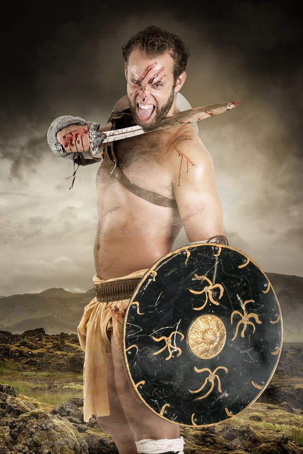 Gladiator/Warrior stock image. Image of power, europe - 77238115