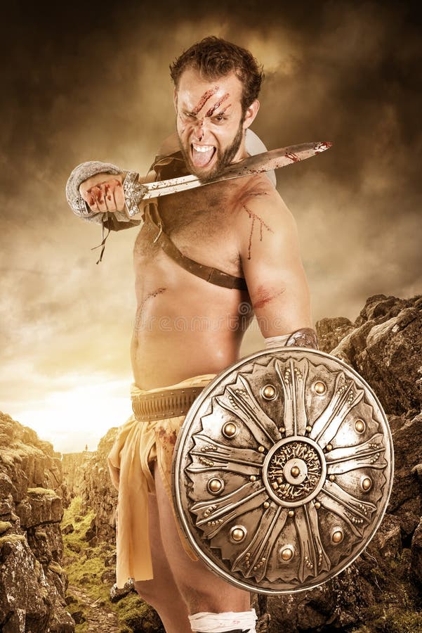 Gladiator/Warrior stock image. Image of circus, conquest - 92704065