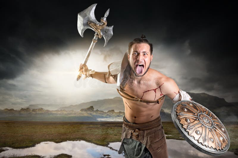 Gladiator/Warrior stock image. Image of historic, italy - 77534203