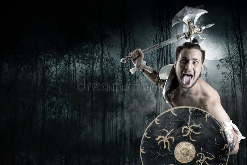 Gladiator/Warrior stock photo. Image of muscle, conquest - 87497486