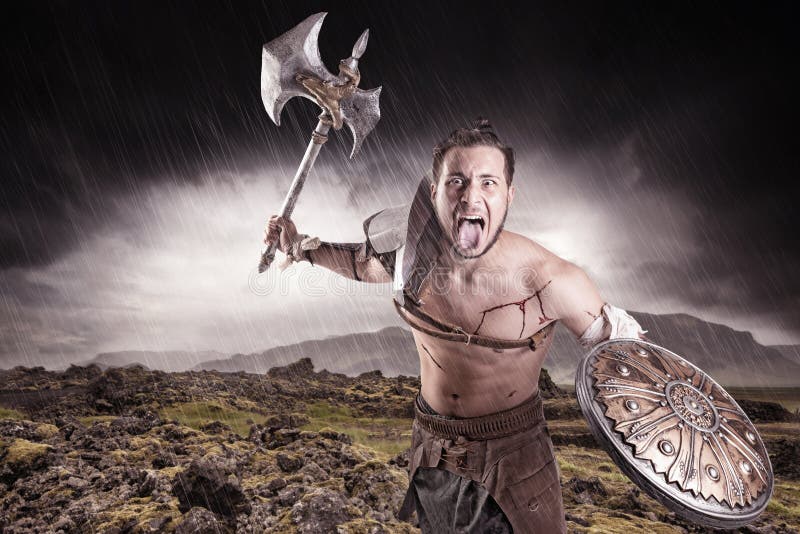 Gladiator/Warrior stock image. Image of muscle, rome - 87497661