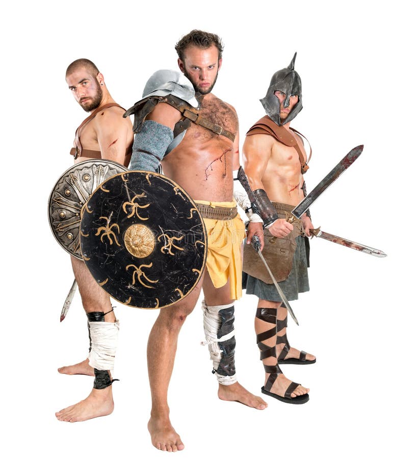 Gladiators stock image. Image of greek, gladiator, dark - 80944307