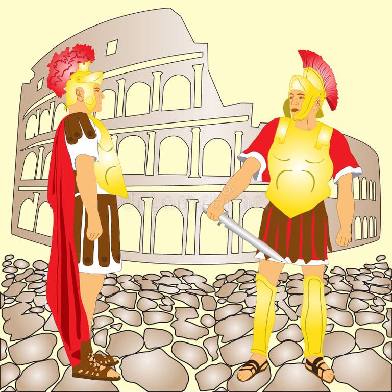 Arena Rome Cartoon Stock Illustrations – 351 Arena Rome Cartoon Stock ...