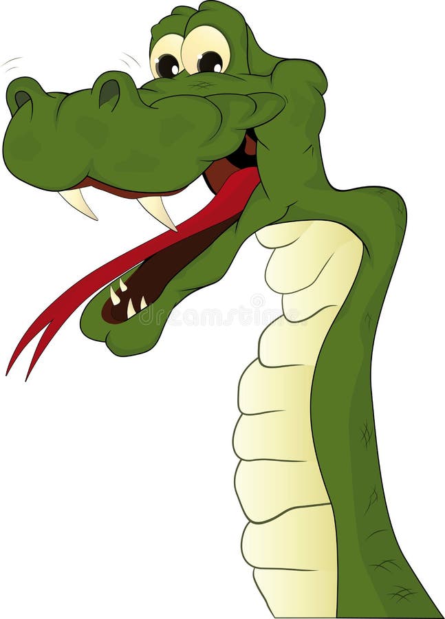 Orm. Tecknad film vektor illustrationer. Illustration av kallblodig ...