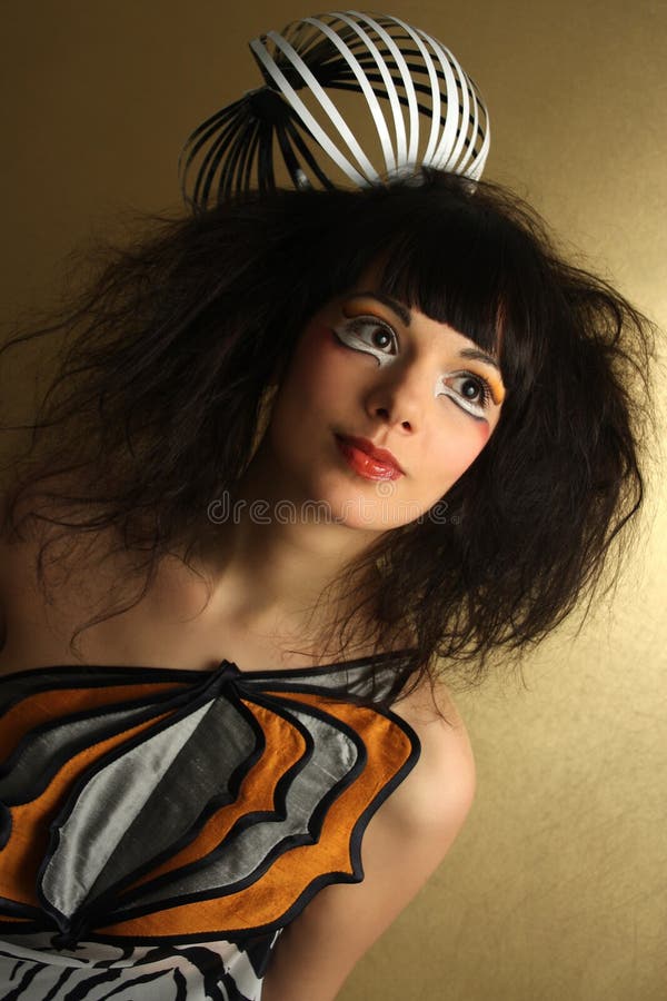 Glamorous Atractive Young Woman Stock Photo - Image of attractive ...