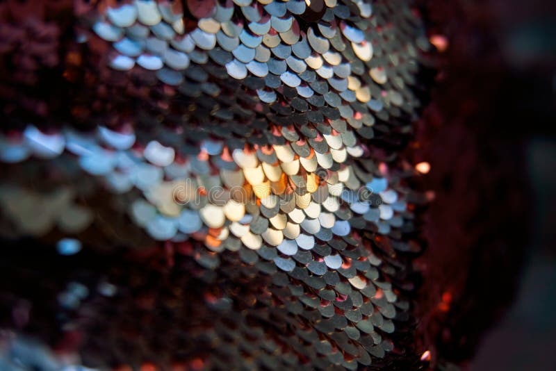 Glamorous Background of Multi-colored Sequins, Sequins. Sequins on the ...