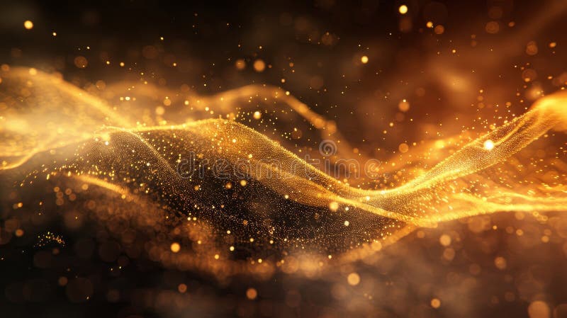 Glamorous 3d Abstract Business Backdrop with Elegant Gold, Black ...