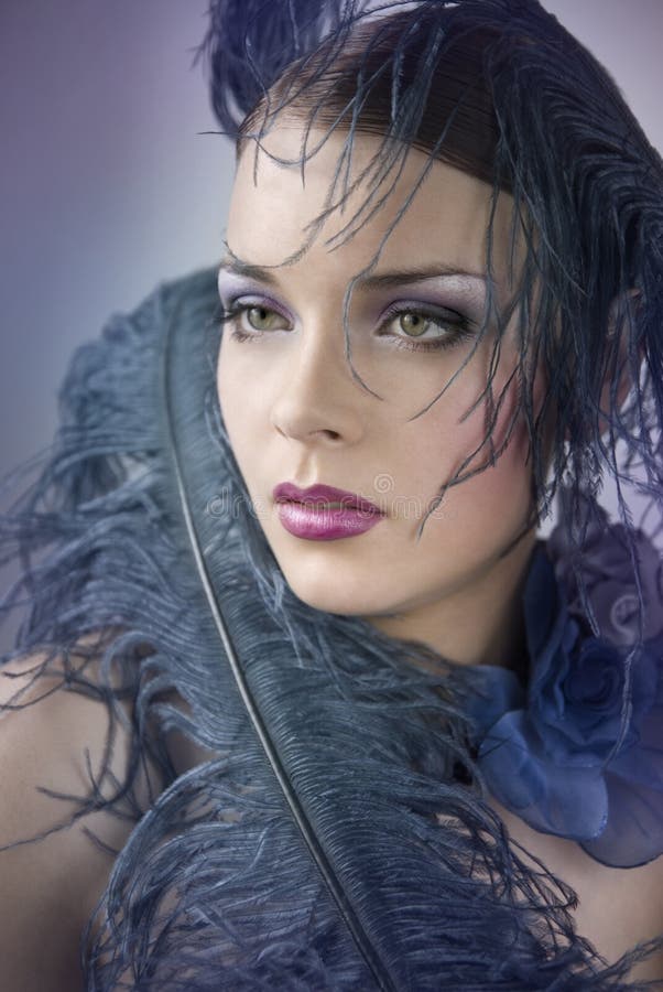 Glamorous evening make-up stock image. Image of girl - 13511877