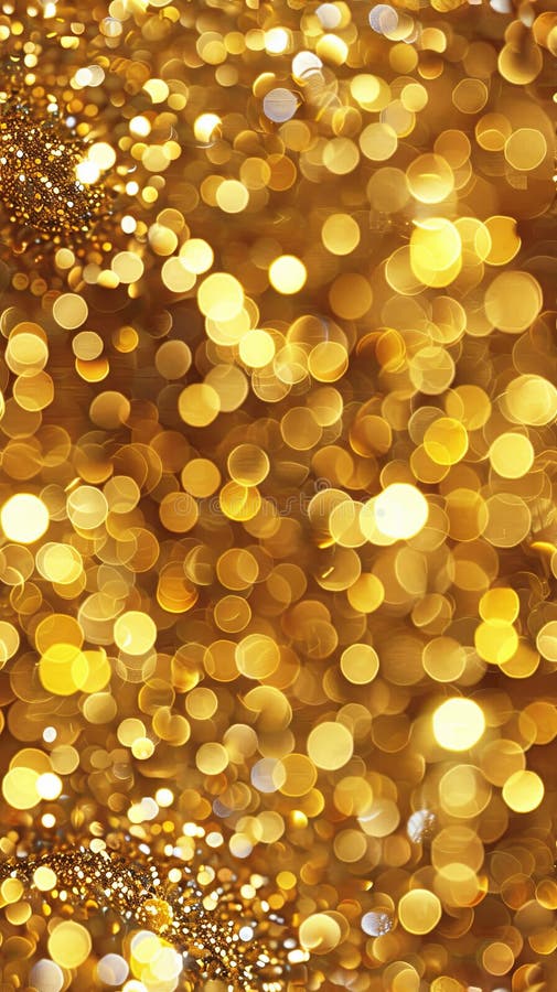 Glamorous Festive Background with Seamless Sparkling Gold Texture AI ...