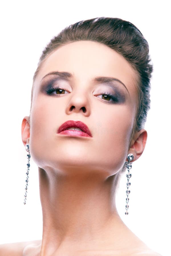 Glamorous model stock image. Image of isolated, isolation - 27332057
