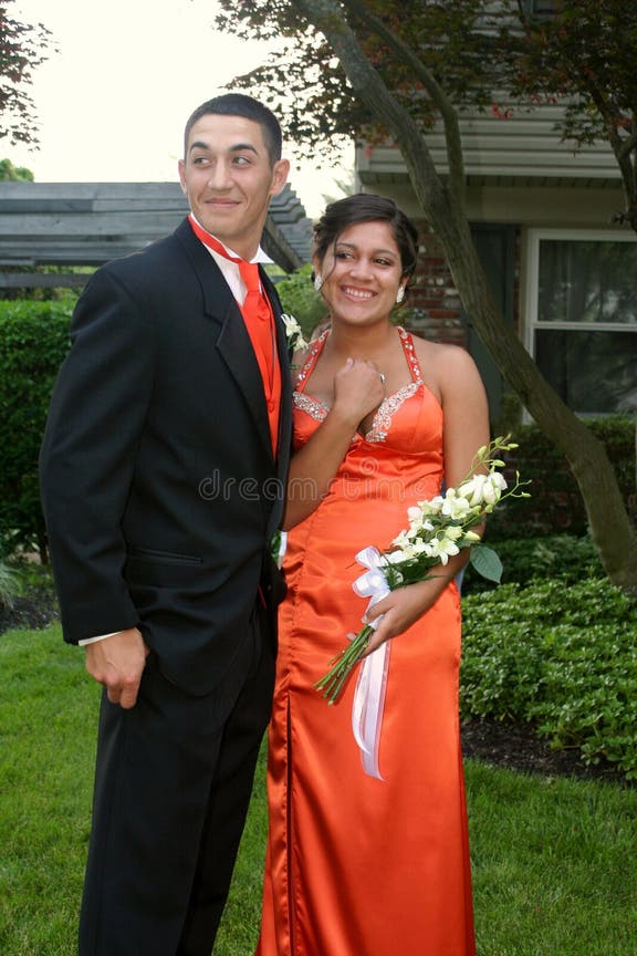 Glamorous Prom Couple stock photo. Image of girl, beauty - 21525352