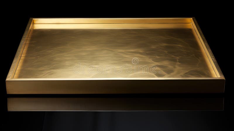 Glamour gold leaf border stock illustration. Illustration of ...