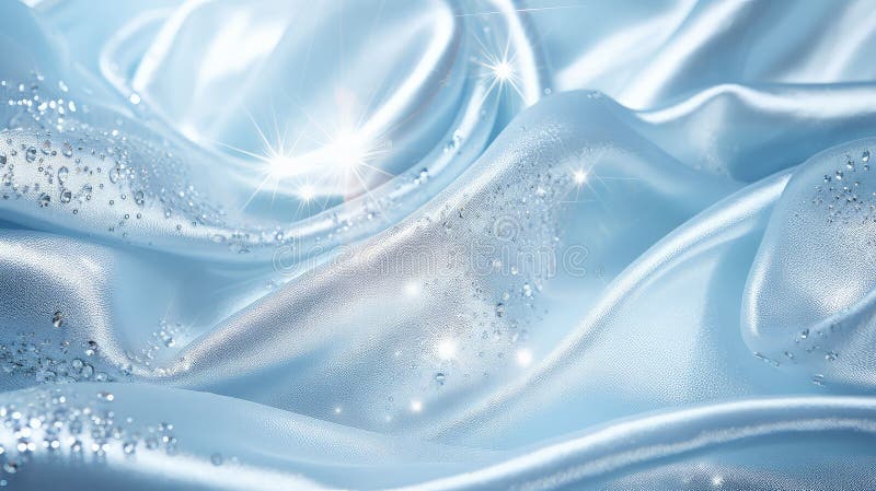 Glamour Light Blue and Silver Background Stock Illustration ...