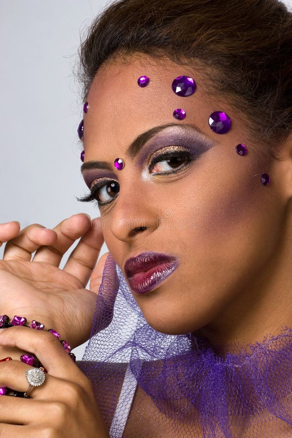 Glamour Makeup stock photo. Image of eyes, fashion, female - 11081732