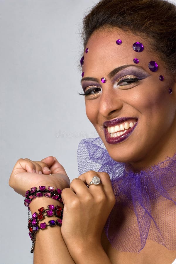 Glamour Makeup stock image. Image of face, dominican - 11739313