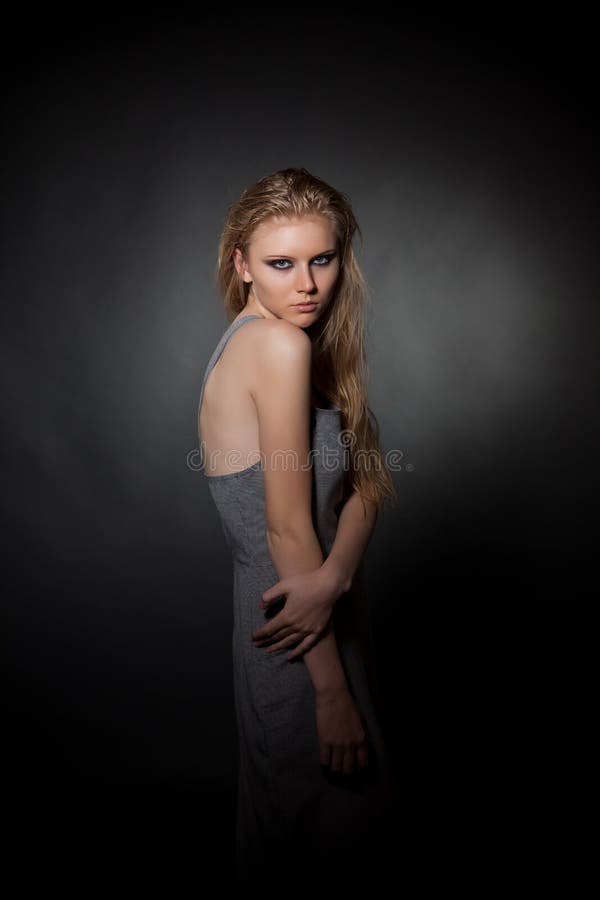 Glamour close up shot stock image. Image of blond, stylish - 16379323